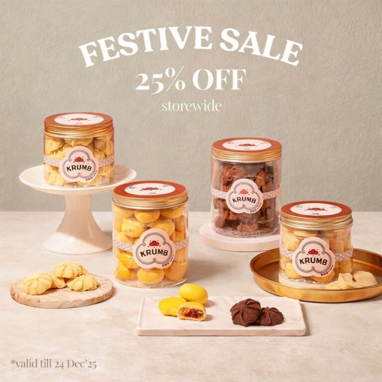 Best CNY Cookies & Goodies in Singapore 2026 - Krumb Bakery