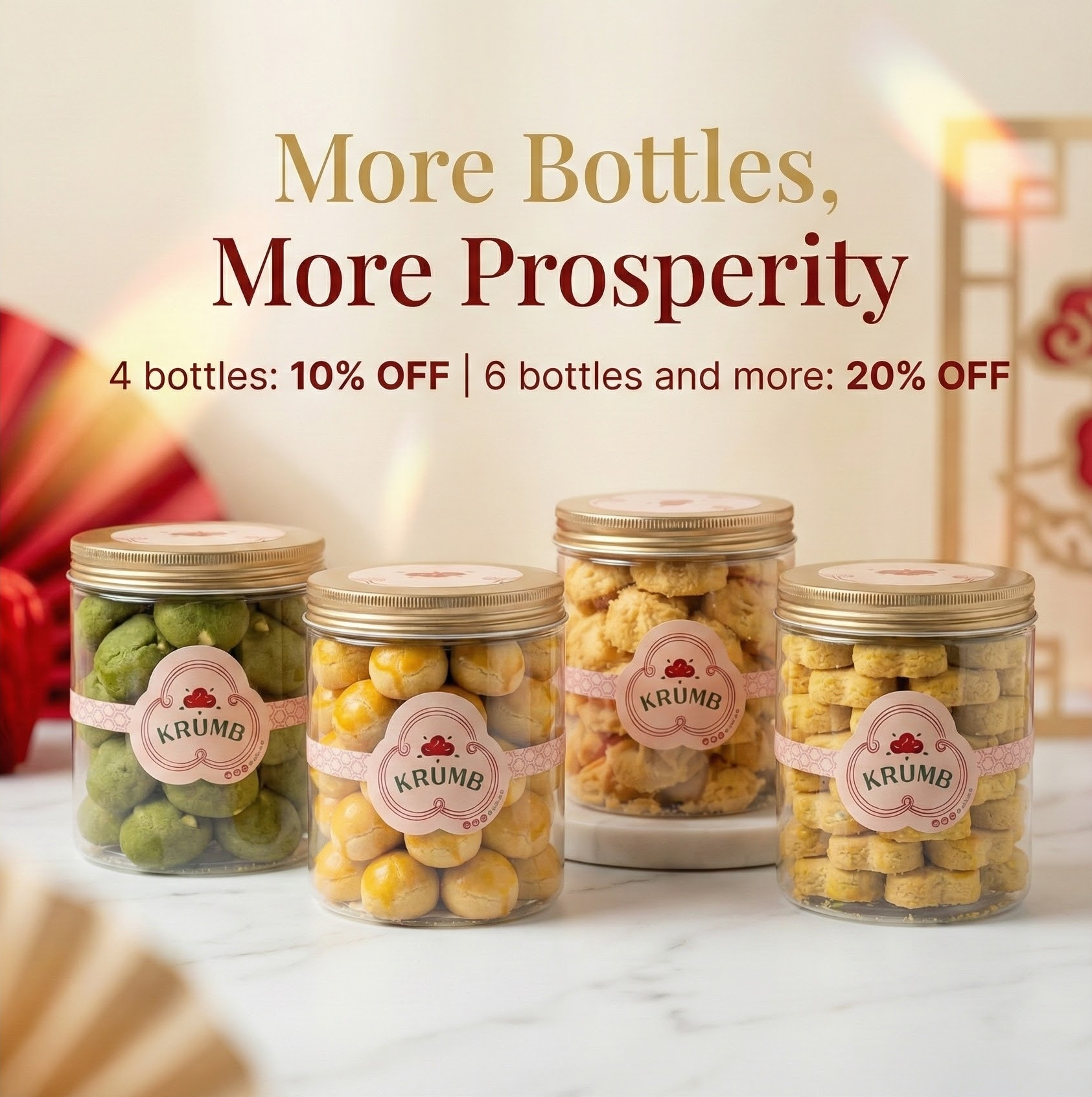 Best CNY Cookies & Goodies in Singapore 2026 - Krumb Bakery